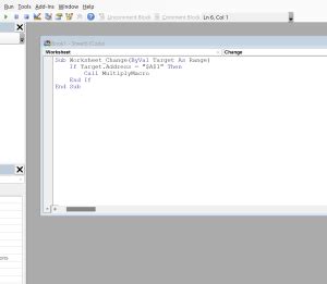 Vba How To Run Macro When Cell Value Changes