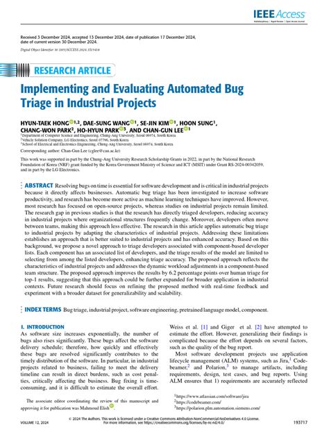 Implementingandevaluatingautomatedbugtriageinindustrialprojects