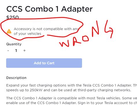 Ccs Combo Adapter Tesla Vs Rd Party Tesla Owners Online Forum