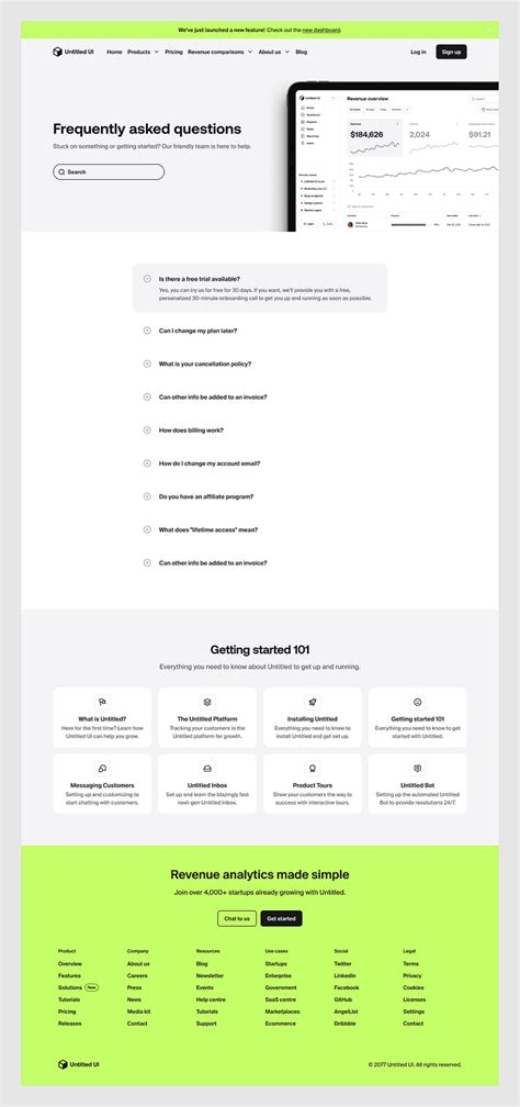 frequently asked questions faqs — untitled ui by jordan hughes® on