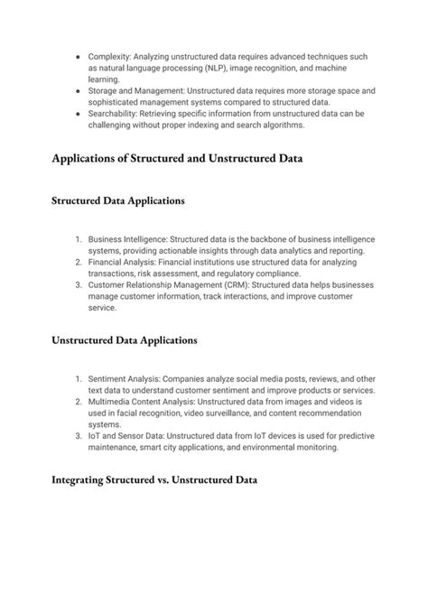 structured vs unstructured data what s the difference pdf