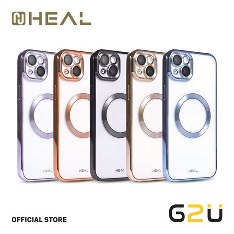 ใหม่ Heal เคสใสกันกระแทกสำหรับ Ip14 Series รุ่น Glossy รองรับการชาร์จ