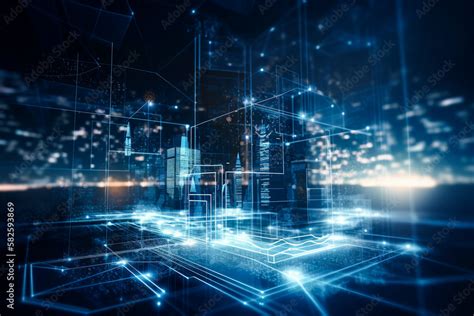 Digital Transformation And Urban Futuristic Technology Generative Ai