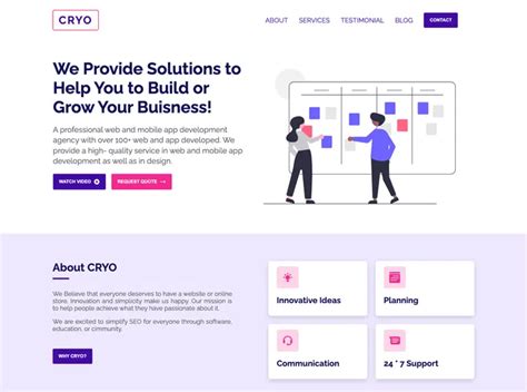 cryo multipurpose react by koolkishan a undefined template built at