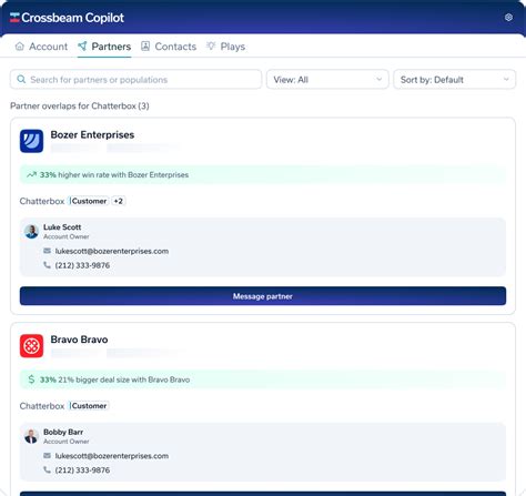 Crossbeam Copilot For Gong Crossbeam Marketplace