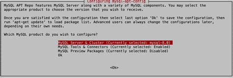 使用apt安装mysql8 刘立博的代码