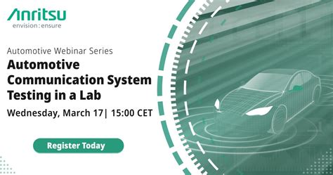 Anritsu Linkedin‘de Automotive Communication System Testing In A Lab