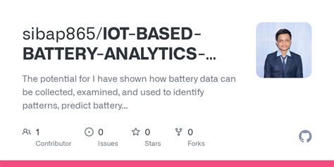 github sibap865 iot based battery analytics through machine learning