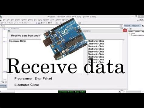 Visual Basic And Arduino Part Receive Data From Arduino Using Serial Communication YouTube