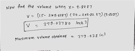 [solved] learning task 7 make a maximum volume of an open top box