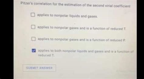 Solved The Wilson Activity Coefficient Model Is For