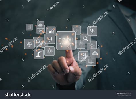 디지털 변환 기술 전략 비즈니스 프로세스 스톡 사진 1454429135 Shutterstock