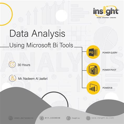 ‏تدريب تحليل البيانات باستخدام أدوات مايكروسوفت الذكية‏ ‏insight Pro‏