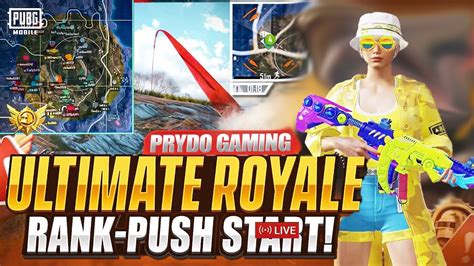 Pubg Mobile Paid Rank Push Ultimate Top Ultimate Rank Push Prydo Gaming Live Stream YouTube