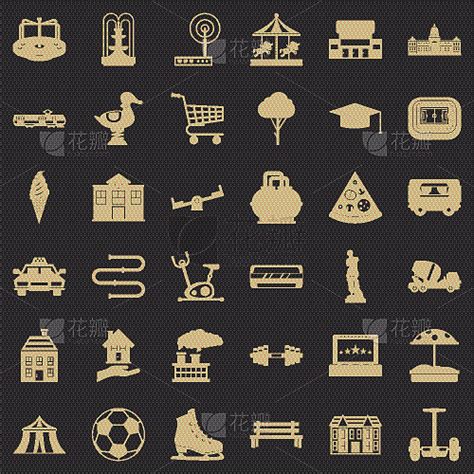 极简构图 计算机图标 城市 长椅 交通 食品 公园 品牌名称 建筑 布置