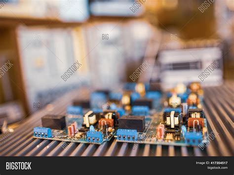 Microcircuits Image Photo Free Trial Bigstock