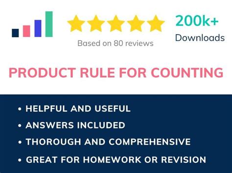 product rule for counting teaching resources