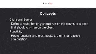 Meteor Iron Router PPT