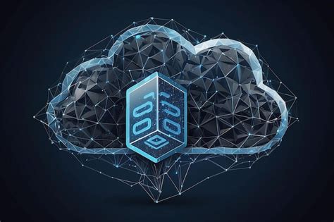 Securing Cloud Data Futuristic Ai Infrastructure For Digital Networks Premium Ai Generated Image