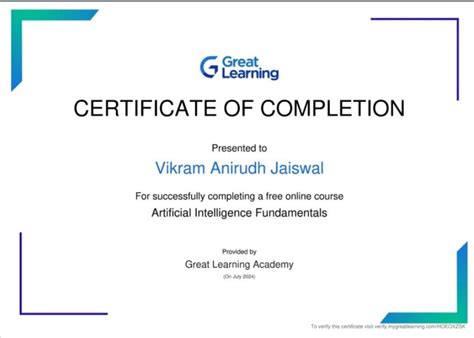 Artificialintelligence Greatlearning Ai Learningjourney Vikram