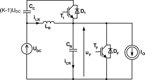 a acrdcli scheme [10] b equivalent circuit c transient waveforms