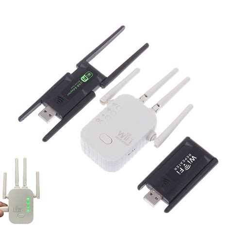 1pc Signal Amplifier Booster 2 4g 300mbps Wireless Usb Wifi Repeater