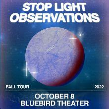 Stop Light Observations tickets in Brooklyn at Music Hall of Williamsburg on Sat, Sep 9, 2023 ...