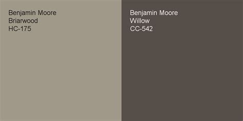 Benjamin Moore Briarwood Vs Benjamin Moore Willow Comparison