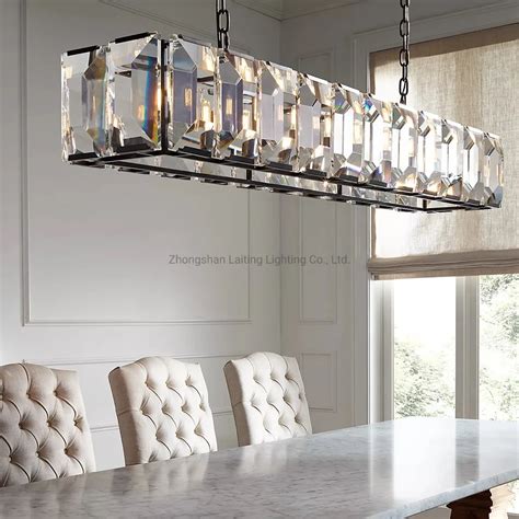 Rectangular Dining Table Lighting Light Luxury Postmodern Italian