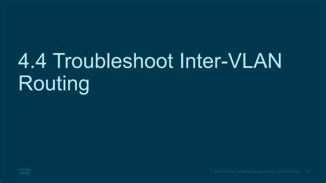 cisco packet tracer srwe module 4 inter vlan pdf computer networking