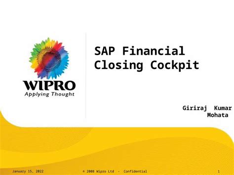 PPT SAP Financial Closing Cockpit DOKUMEN TIPS