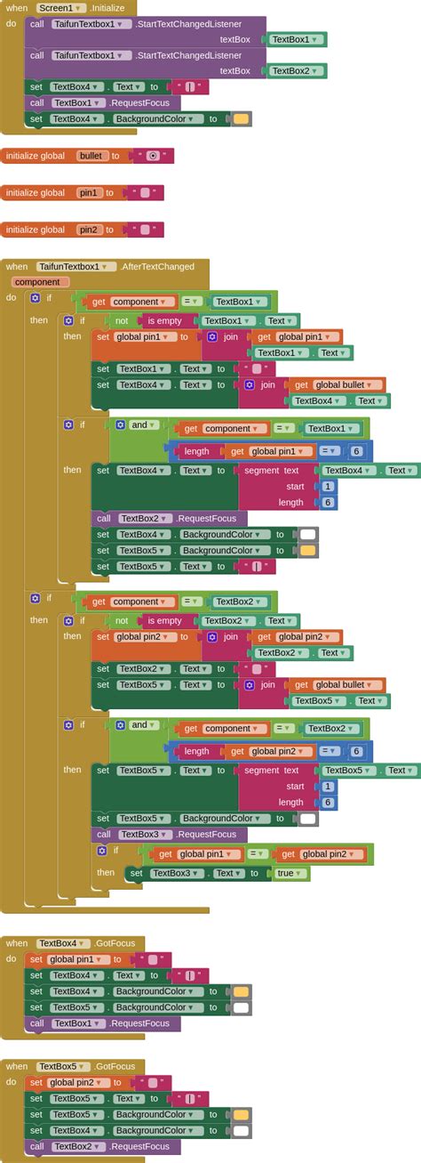 passwordtextbox requestfocus mit app inventor help mit app inventor
