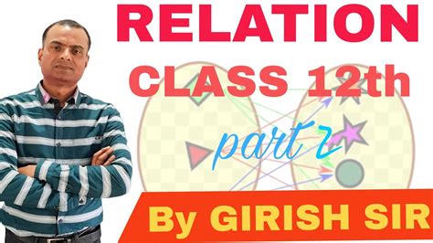 Relation Class12thmaths Trending Youtube