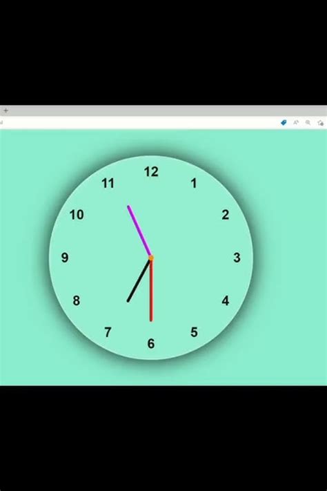 How To Create Analog Clock Using Html And Css Shorts Youtube