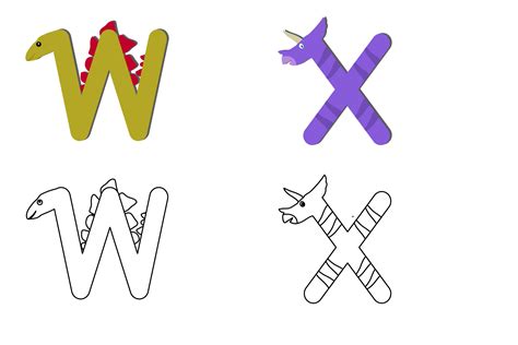 Dino Font Set Graphic By Faykproject Creative Fabrica