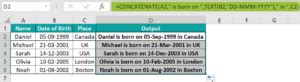 Concatenate Date In Excel Methods Examples Combine Dates