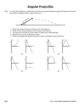 Unit Activity Angular Projectiles Introductory Sequential Problems