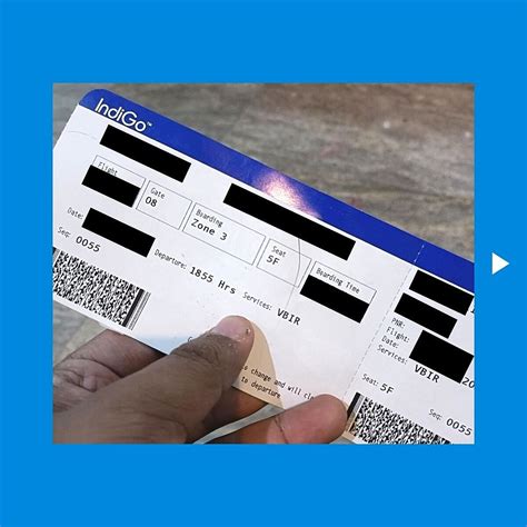 E Boarding Pass For Indigo At Anthony Heald Blog