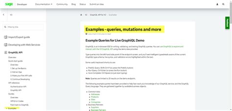 Exploring Our Sage Developer Site Sage X3 Support Sage X3