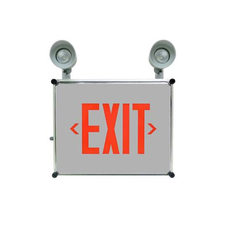 Exit Combo Signs Combo Signs By Brand Stanpro For Emergency Lighting Systems Stanpro