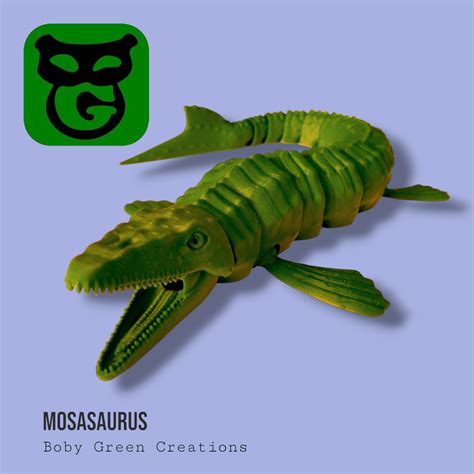 🧑‍🏭 Mosasaurus V2 Flexi・ 3d File For 3d Printing・cults