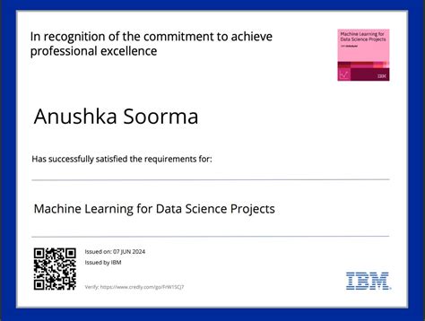 Machinelearning Datascience Python Ai Ibm Continuouslearning Careergrowth Anushka Soorma