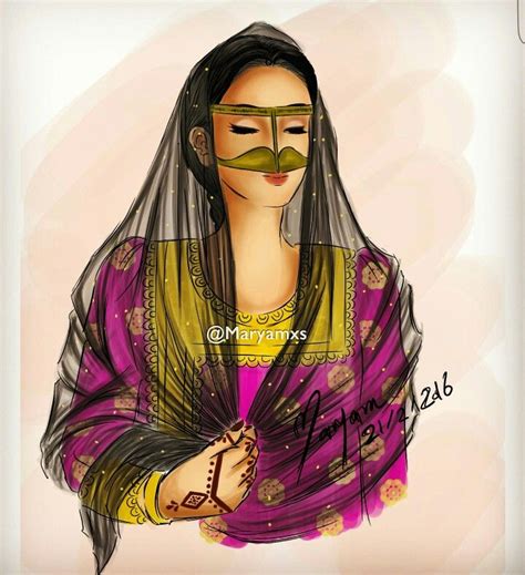 Emirati Lady With Traditional Dress