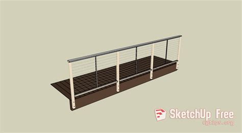 186 Railing Sketchup Model Free Download