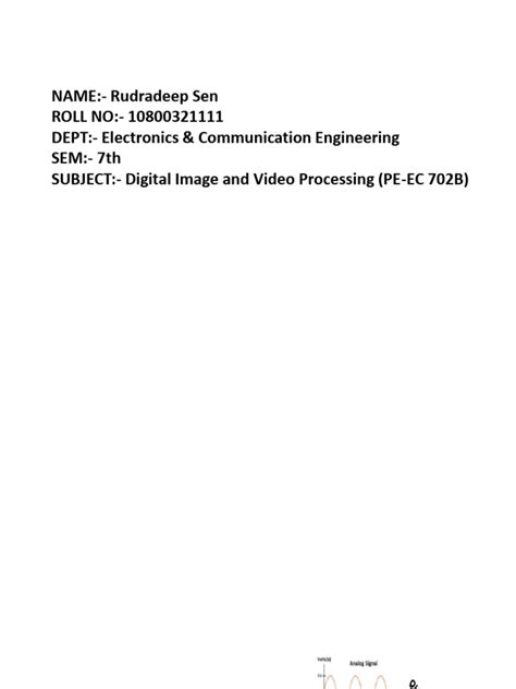 Image Sampling And Quantization In Digital Image And Video Processing