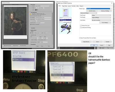 Solved Canon Imageprograf 6400 Help With Paper Profile Canon