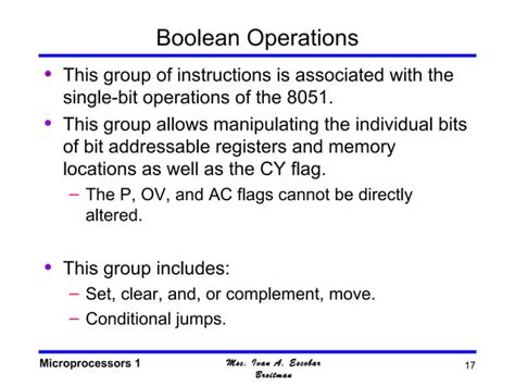 8051 instruction set ppt