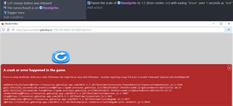 Tween Scale Not Working How Do I Gdevelop Forum
