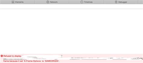 Asp Net X Frame Option Is Set To Allow But Safari Shows Refuse To Display Stack Overflow