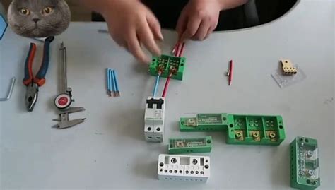 Single Phase 60a Wire Terminal Box Connector Block Junction Box Distribution Box Terminal Box